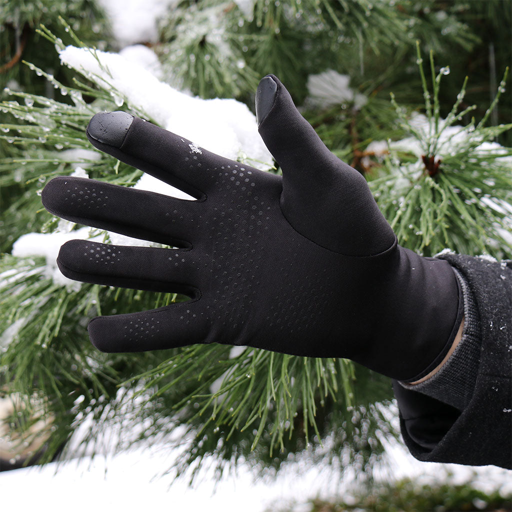 Infrared Fleece Gloves Soft and Cozy - Palm Grip and Tech-Touch ...